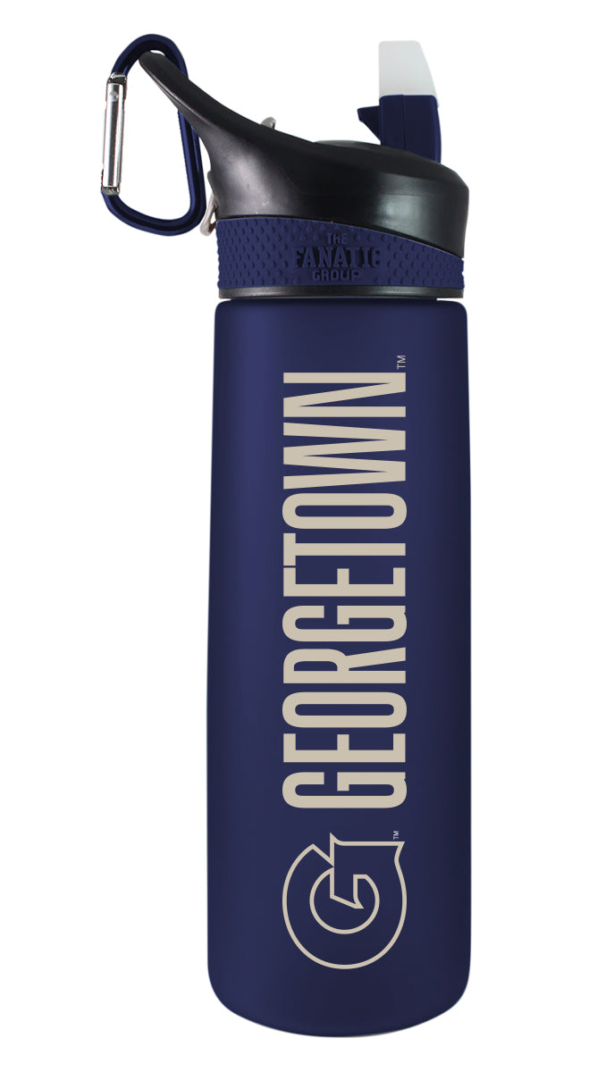 Georgetown 24oz. Frosted Sport Bottle - Primary Logo & Wordmark – The ...